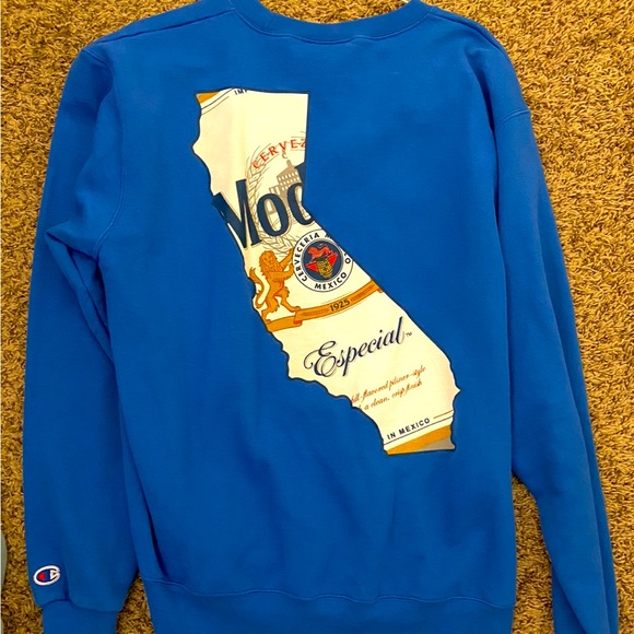 Champion | Sweaters | Modelo California Crew Neck Sweatshirt Blue ...